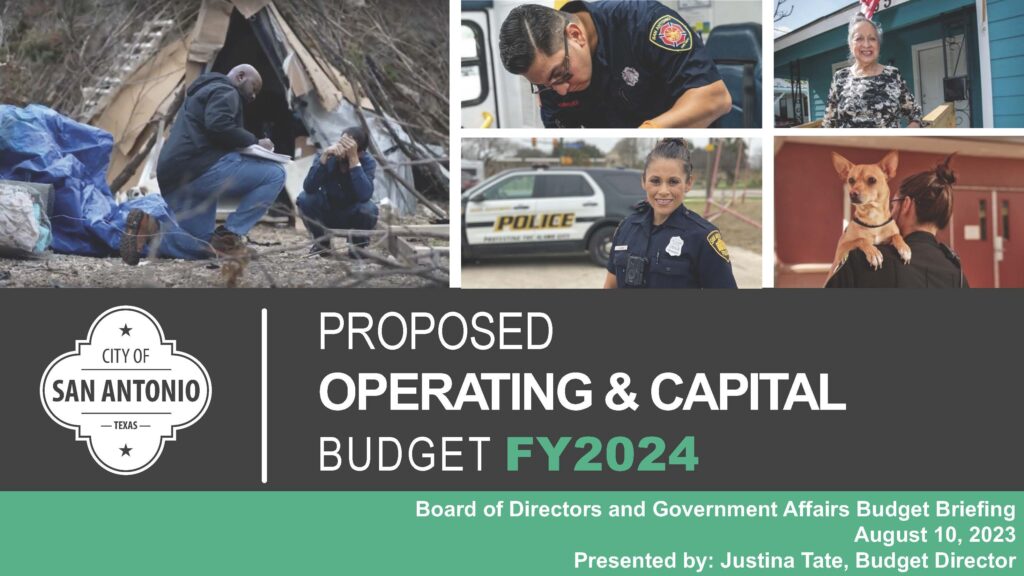 Aug. 11, 2023 Brown Bag Presentations - Retired Employees City of San Antonio